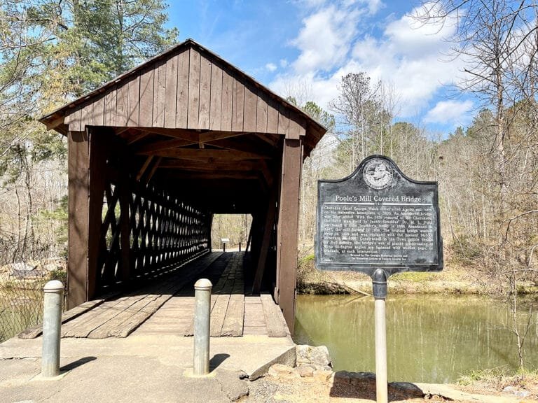 Discover Poole’s Mill Park: Covered Bridge & Sliding Rocks - Atlanta ...